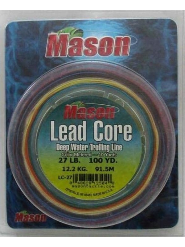 Mason Leadcore Trolling Line 100 Yard 27lb - Marine Tackle NZ - For all ...