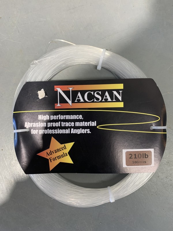 Nacsan Trace Line 100metres 210lb - Marine Tackle NZ - For all your ...